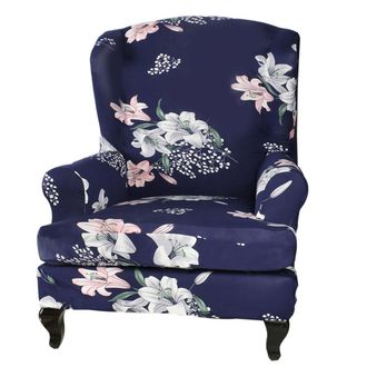 Hemobllo Sofabezug und Stuhlbezug aus Elastischem Milchseide Material 3D gedruckt rutschfest Waschbar Sitzbezug f&uuml;r Esszimmer Wohnzimmer und Zuhause