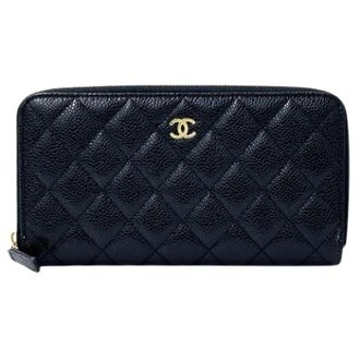 Chanel Pre-owned Long wallet (bi-fold) - - Pre-owned - Damen - Schwarzk - ONE SIZE