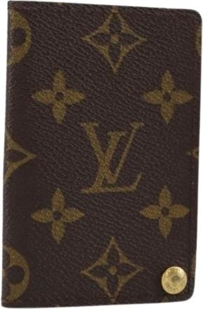 Louis Vuitton unisex, Pre-owned, Brun, Taille: ONE Size Portefeuille en toile Pre-owned