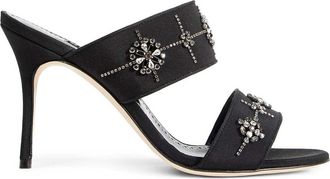 Manolo Blahnik Ralota Crystal Pumps