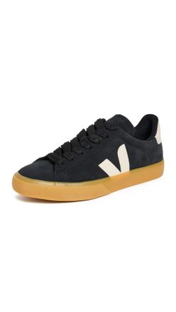 Veja Herren Campo Sneaker, Schwarz/Pierre, 42 EU