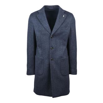 Luigi Bianchi Mantova Homme, Manteaux, Bleu, Taille: XL Cappotto