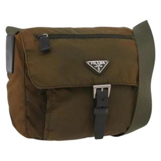 Prada Pre-owned Vintage Nylon Schultertasche - - Pre-owned - Damen - Gr&uuml;n - ONE SIZE