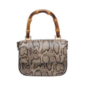 Liu Jo Femme, Sacs, Brun, Taille: ONE Size Sac &agrave; main effet python