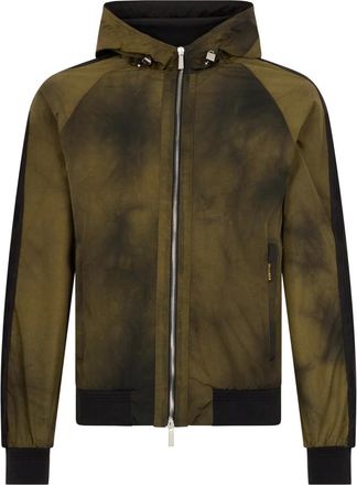 Moorer Homme, Vestes, Vert, Taille: L Coupe-vent avec Capuche