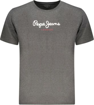 Pepe Jeans London Cotton T-Shirt - - Tops - Herren - Grau - L
