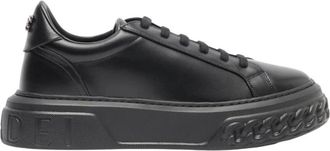 Casadei Femme, Chaussures, Noir, Taille: 39 1/2 EU Off Road Leather Baskets