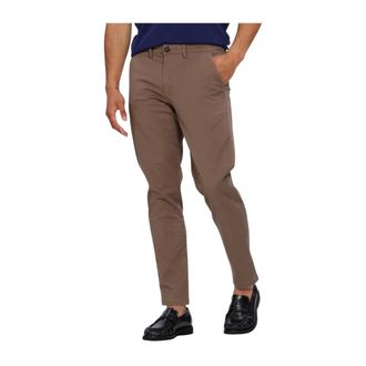 Selected New Miles Flex Pant - - Trousers - Herren - Braun - W34 L34