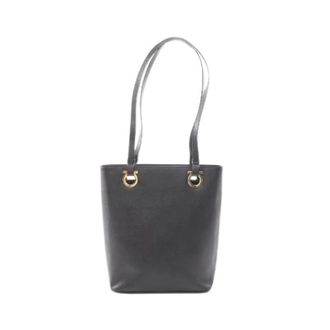 Ferragamo Pre-owned Gancini Leder Tote Bag - - Pre-owned - Damen - Schwarzk - ONE SIZE