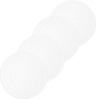 Hemobllo Alipis 4 St&uuml;ck Pack Selbstklebende rutschfeste Silikon M&ouml;belf&uuml;&szlig;e Schutzpads Rund 80mm f&uuml;r Tisch und Stuhlbeine Sto&szlig;d&auml;mpfend Kratzfest und Ger&auml;uschd&auml;mp