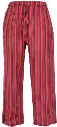 Guru Shop Guru-Boutique, Pantalon de Yoga, Pantalon de Goa, Rouge, Ducoton, Size:S (46), Pantalons