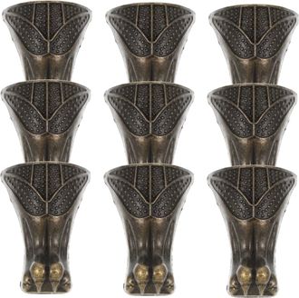 PartyKindom 10 Stück Dekorative Kastenbeine Aus Zinklegierung Antiker Eckenschutz Für Schmuckschatullen Und Holzgehäuse Robust Rostfrei Für Möbelboxen Vintage Sti