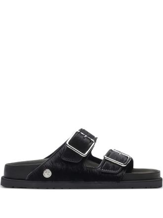 Birkenstock sandales 1774 Arizona en cuir - Noir