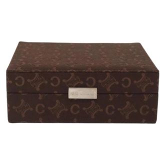 Celine Bo&icirc;te &agrave; bijoux Pre-owned - Femme - Pre-owned - Brun - Taille: ONE Size