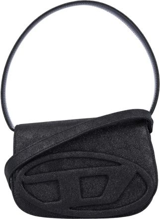 Diesel Femme, Sacs, Noir, Taille: ONE Size Sac bandouli&egrave;re compact Edgy
