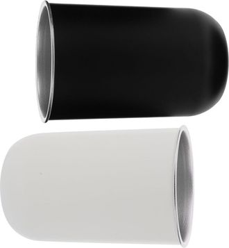 BESPORTBLE 2 St&uuml;ck Unzerbrechlicher Edelstahl Zahnputzbecher f&uuml;r Doppelwandiger Badezimmer Trinkbecher und Zahnb&uuml;rstenhalter Kompakt Platzsparend f&uuml;r Reisen und 