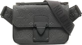 Louis Vuitton 2021-2025 S-Lock sling cross body bag - Schwarz
