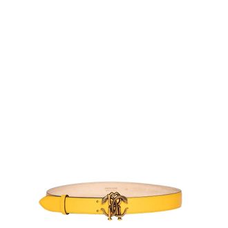 Roberto Cavalli Lederg&uuml;rtel - - Accessories - Damen - Gelb - 95 CM