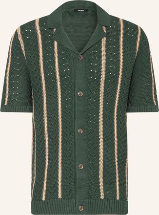 Reiss Reiss Strickhemd Ellingham Slim Fit gruen