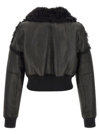Rick Owens Flight Bomber Jacket - Black