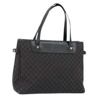 Celine Sac &agrave; main en toile Pre-owned - Femme - Pre-owned - Noir - Taille: ONE Size