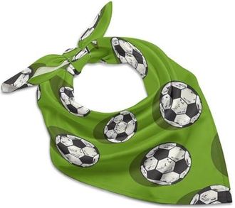 Generic Écharpe carrée rétro en soie légère pour le sport, écharpe pour cheveux, foulard respirant, cadeau pour homme et femme, multicolore, 46x46cm