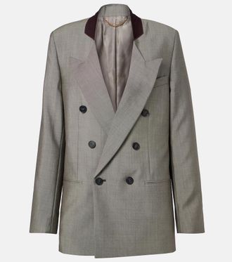 Victoria Beckham Blazer Beatrice aus Wolle und Mohair