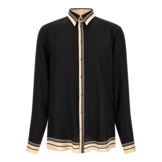 Dolce & Gabbana Homme, Chemises, Noir, Taille: 4XL Martini Shirt