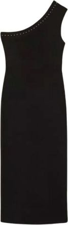 Twinset Femme, Robes, Noir, Taille: 40 FR Midi Dress