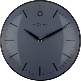 NeXtime Funk-Wanduhr Small Glamour Ø 30 cm anthrazit Wanduhren