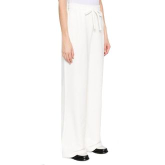 Gucci Womens White Cotton Joggers (workout Pants)