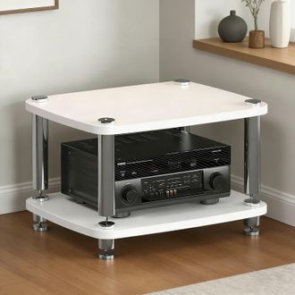Generic HiFi Regal Stereo-St&auml;nder und -Racks, Medienkonsole, AV-Medienst&auml;nder mit sto&szlig;d&auml;mpfenden F&uuml;&szlig;en, Audio-Rack-Turm-CD-Player-St&auml;nder for Zuhause/B&uuml;ro/Aud