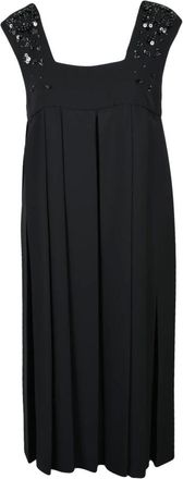 Fabiana Filippi Femme, Robes, Noir, Taille: 38 FR Abito a impero