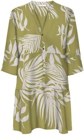 Only Onlnova Life Vis Thea Sleeve Dress AOP, Graines de cardamome, L Femmes