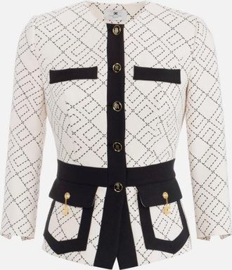 Elisabetta Franchi Bi Color Jacket