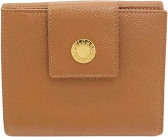 Bulgari Portefeuille Bifold Pre-owned - Femme - Pre-owned - Brun - Taille: ONE Size