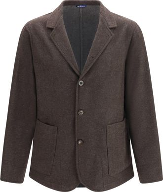 Finamore Virgin Wool Fleece Jacket - Brown