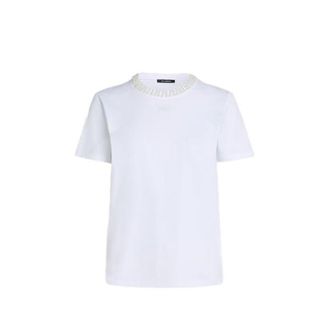 Karl Lagerfeld Tee-shirt col rond en coton