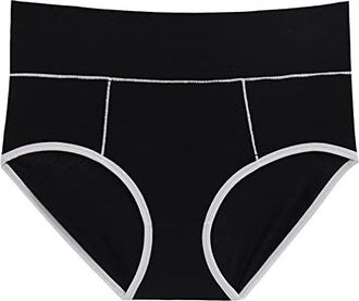 Generic Culotte Anti Bactérienne pour Femme, sous-vêtementss sous-vêtements en Coton Taille Hautes Culottes Respirantes Douces Culottes Extensibles Regular (B