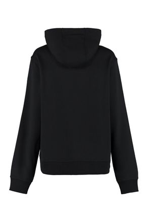 Burberry Womens Printed Hoodie Black Cotton Hoodies