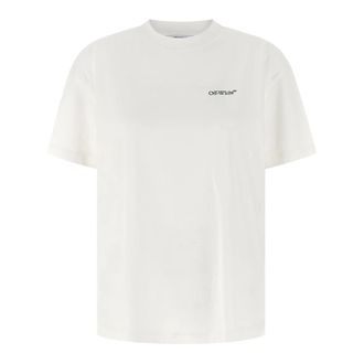 Off-white Floral Arrow Logo T-Shirt - - Tops - Damen - Wei&szlig; - XS