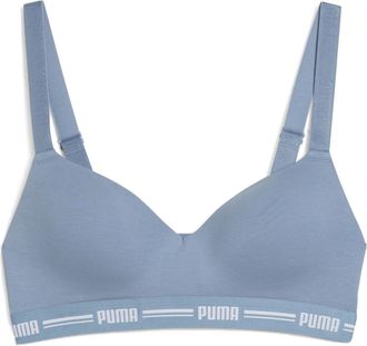 Puma Wattiertes Top Damen (1er-Pack), Kleidung, Blau, 4