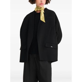 Longchamp Silk Pointed-Tip Scarf - Yellow