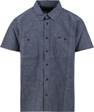 Filson Homme, Chemises, Bleu, Taille: XL Chemise Chambray Brod&eacute; &agrave; Manches Courtes