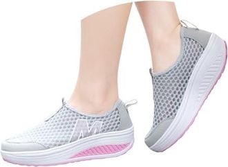 Generic Baskets pour femme - Chaussures de sport orthop&eacute;diques - Confortables - Large talon compens&eacute; - Chaussures de course - Chaussures de loisirs - Respiran