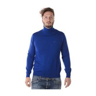Emporio Armani Rollkragenpullover - - Knitwear - Herren - Blau - 2XL