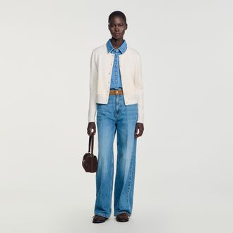 Sandro Cardigan in 2-in-1-Optik