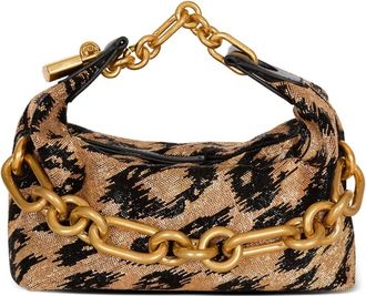 Balmain mini sac porté épaule Sync - Noir