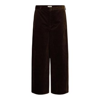 Soaked In Luxury Weite Hosen - - Trousers - Damen - Braun - XL