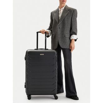 Gino Rossi Gro&szlig;er Koffer GINO ROSSI CEO-GIN-L-001-05-BLACK Schwarz